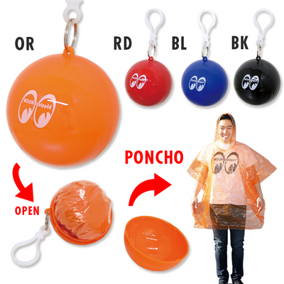 MOON Equipped Poncho Ball Keychain [MQG143] – MOONEYES BKK