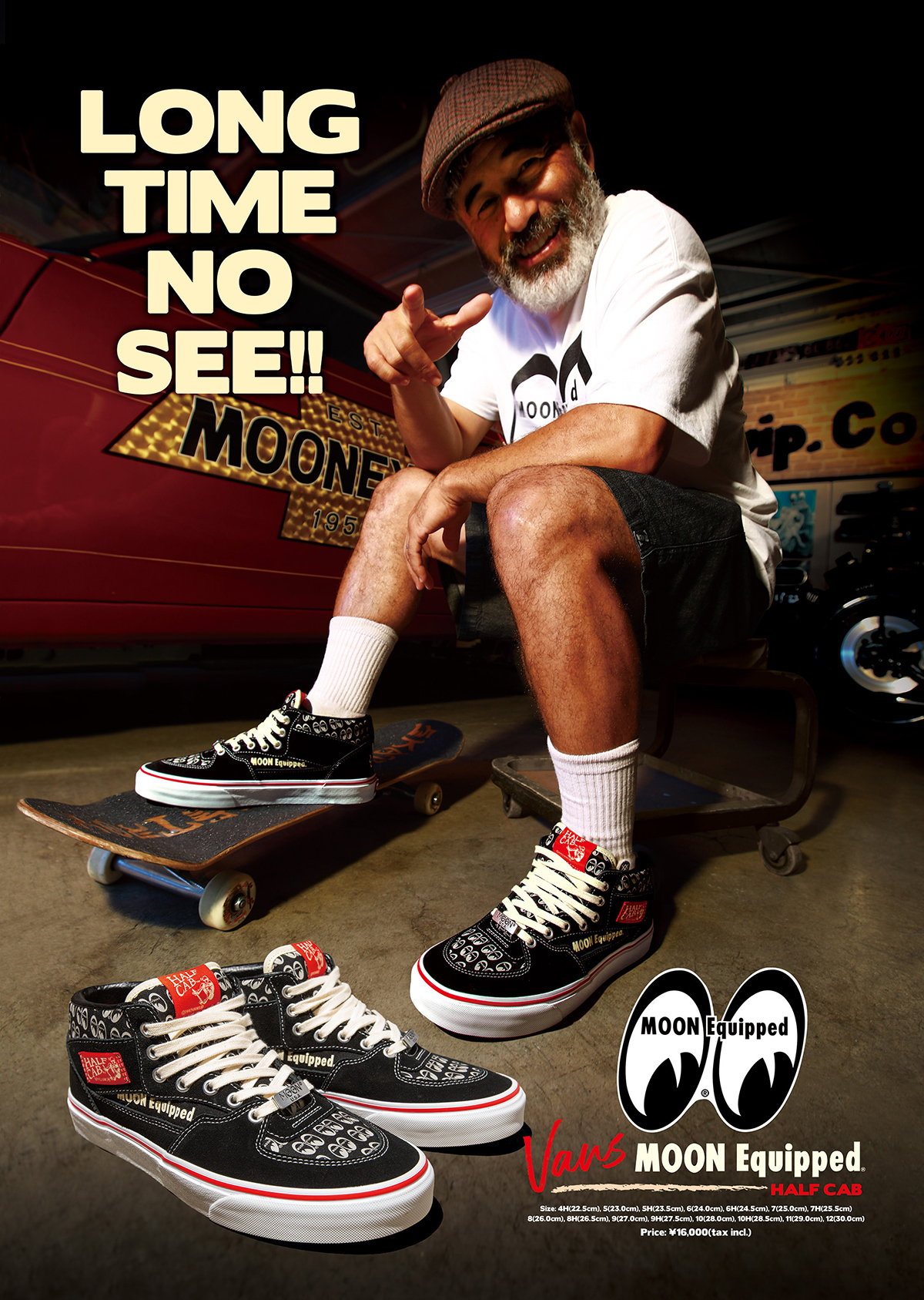 Vans x Mooneyes half cab 2021 [VANS025] – MOONEYES BKK