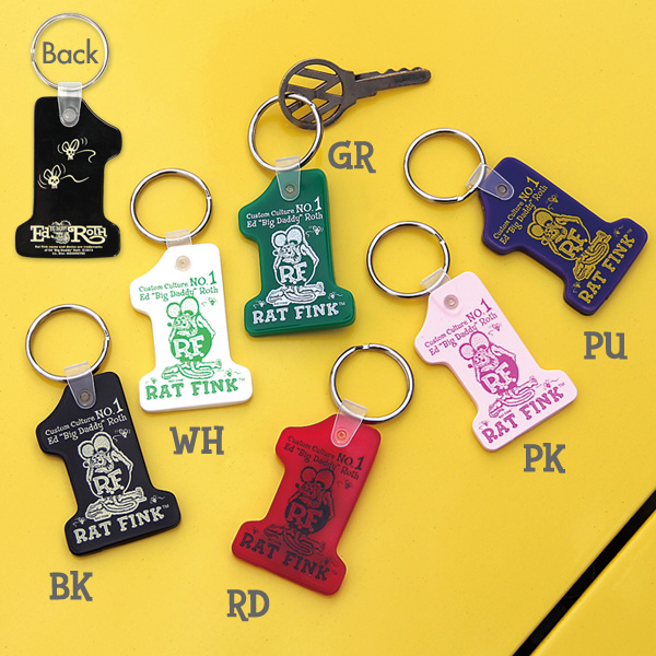 Rat Fink #1 Key Ring [RKF040] – MOONEYES BKK