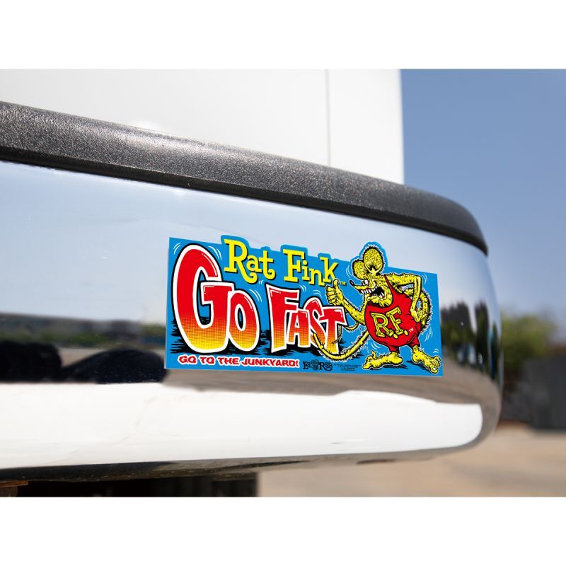 Rat Fink Bumper Sticker Go Fast [RDF051] – MOONEYES BKK